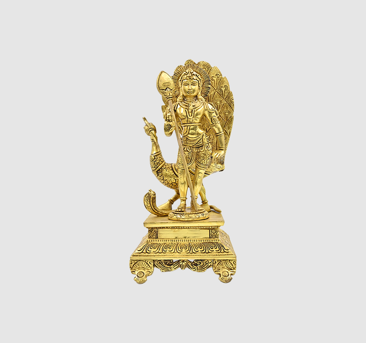 Murugan With Peacock Go Crafts - Gokul’s – Tiles, Hardware & Doors