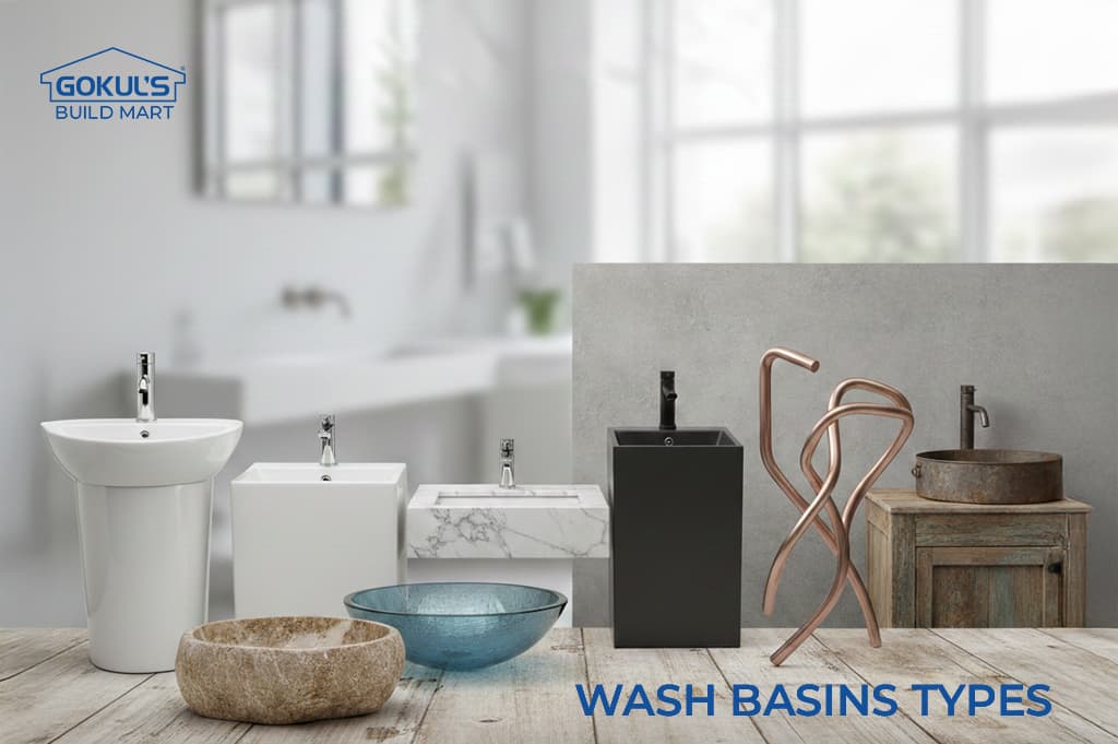 Wash Basin Types Buying Guide: Materials & Sizes | Gokul's